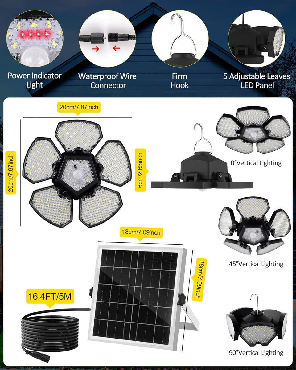 Solar Grow Lights with Remote Control + Motion Sensor| Hilo Grow Shop