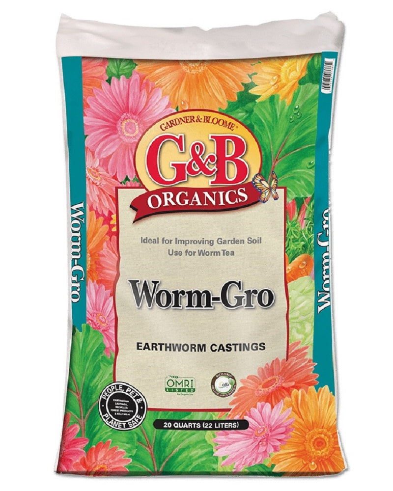 G&B Organics Worm-Gro Earthworm Castings| Hilo Grow Shop